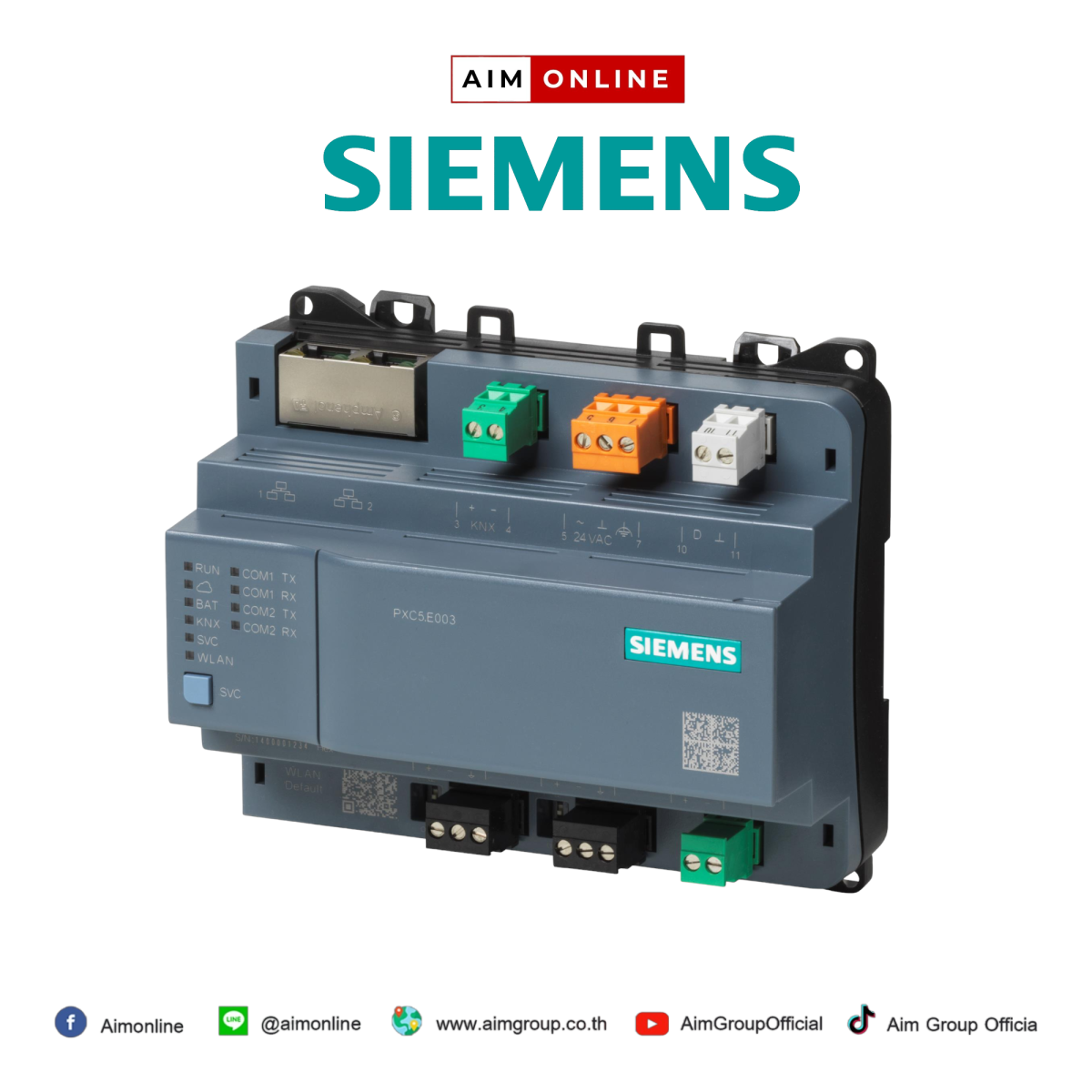 PXC5.E003 System controller for integration of BACnet/MSTP