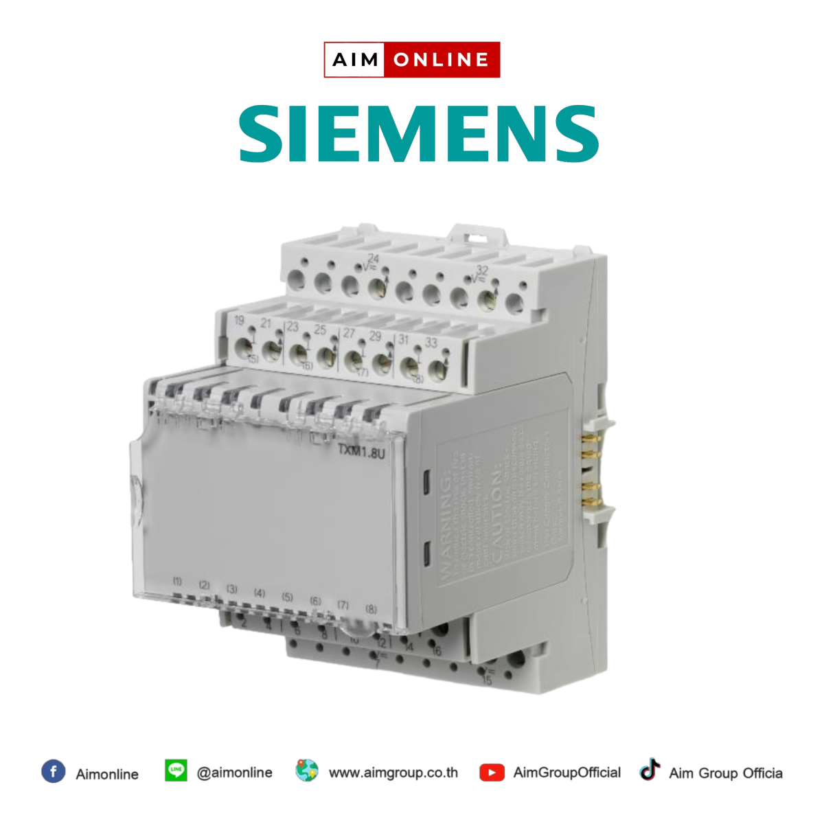 TXM1.8U 8 inputs/outputs signaled with green LED - aimgroup