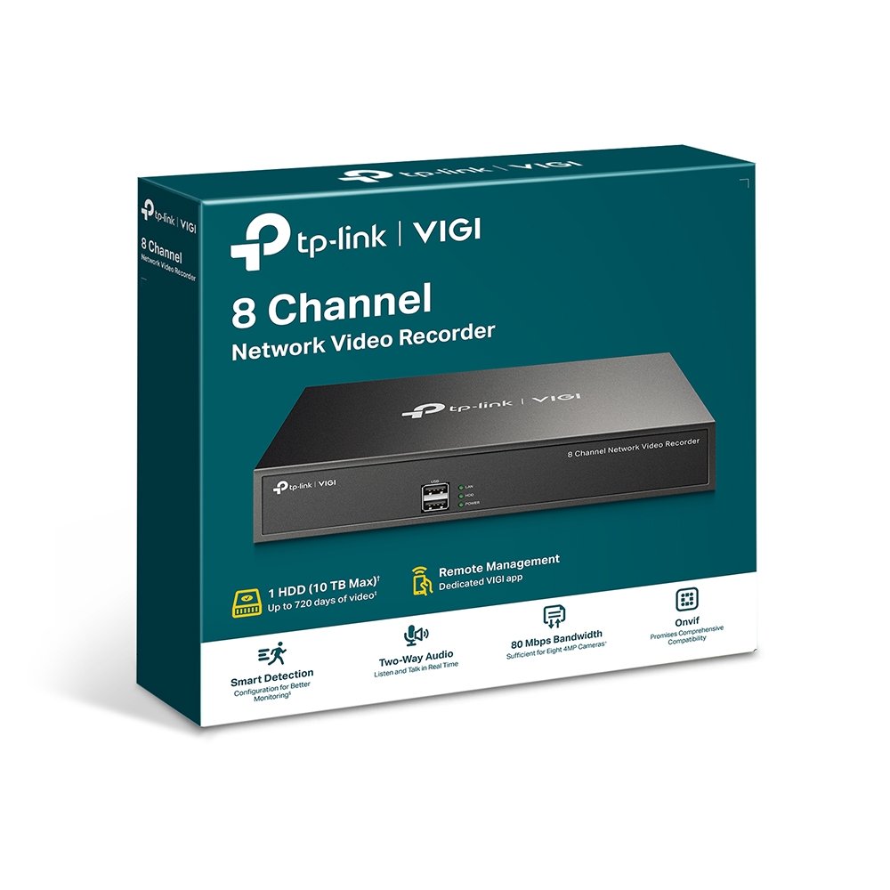 VIGI 8 Channel Network Video Recorder TP-Link VIGI NVR1008H - aimgroup