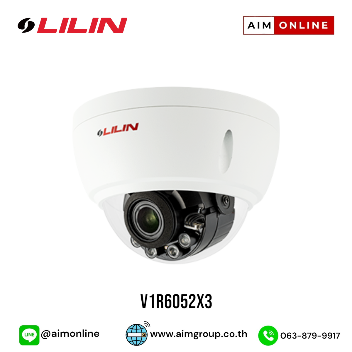 DOME CAMERA รุ่น V1R6052X3 - aimgroup
