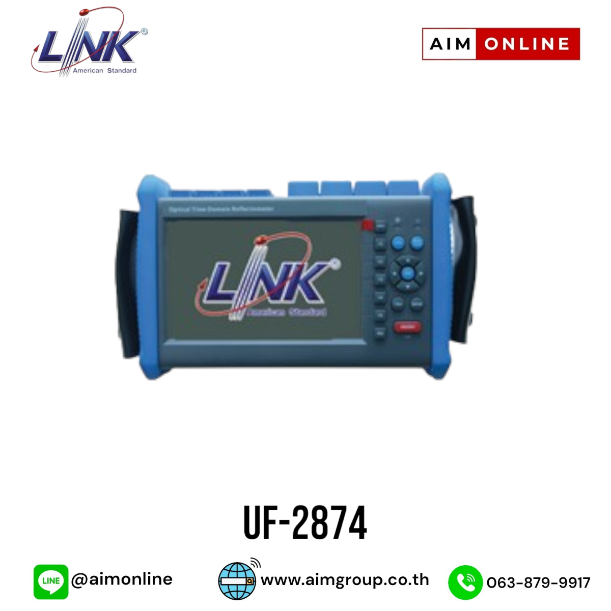 LINKรุ่น:UF-2874,F.O.PROFESSIONAL OTDRราคาพิเศษติดต่อฝ่ายขาย