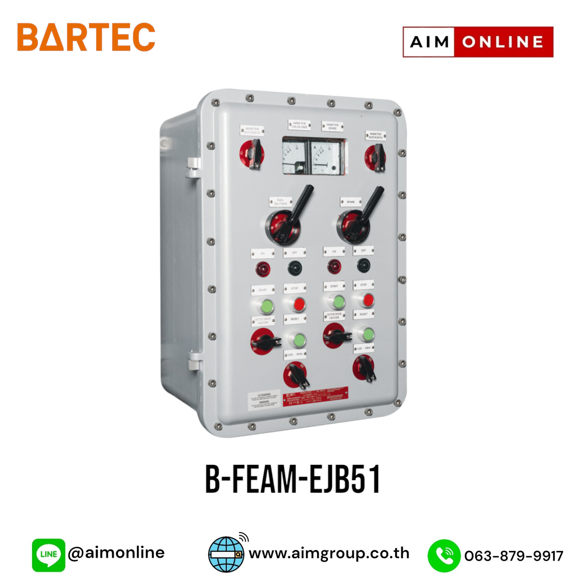 Enclosures Model:B-FEAM-EJB51 , Hazardous areas - Zone 1 / 2 - aimgroup