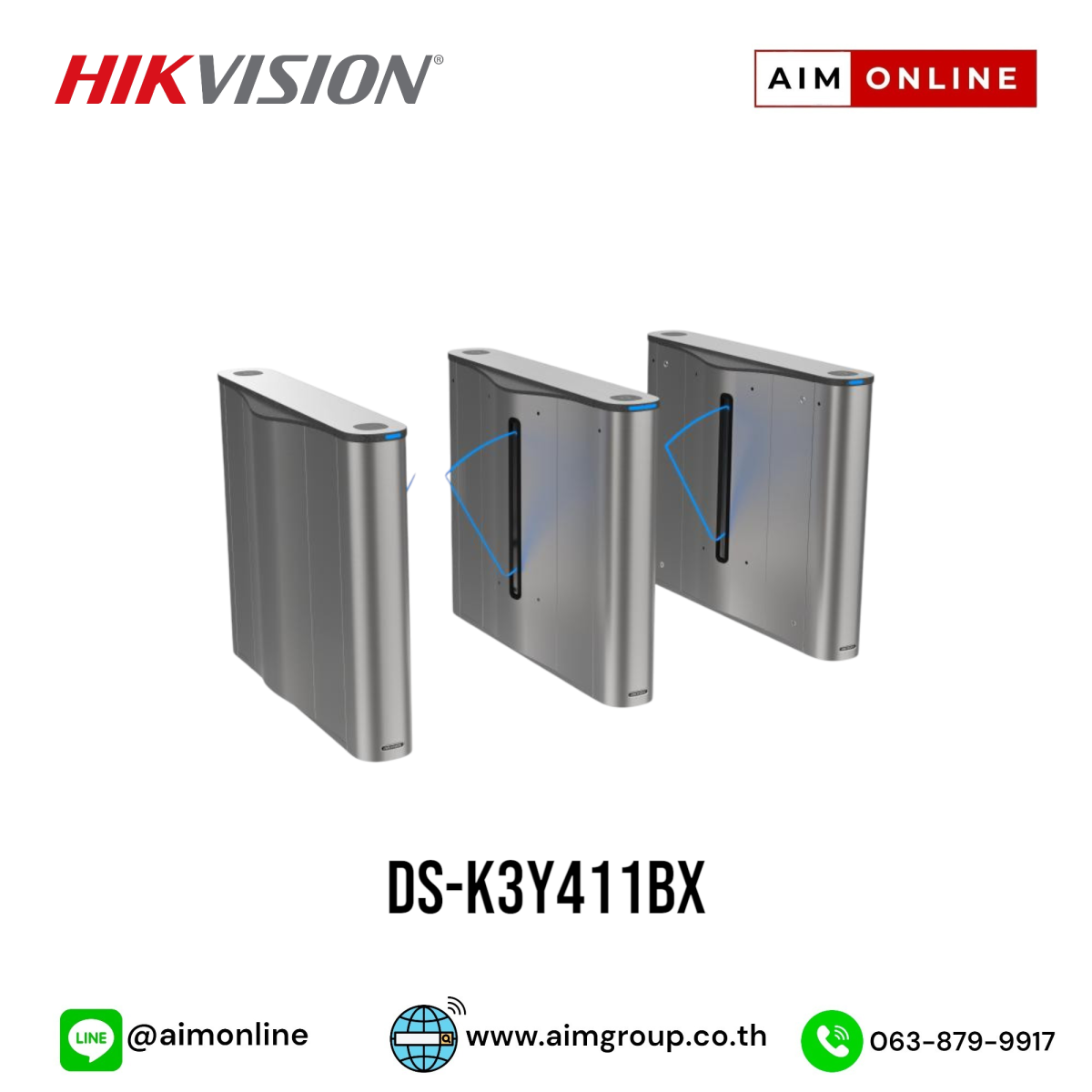 HIKVISION Value Flap Barriers Model DS-K3Y411BX