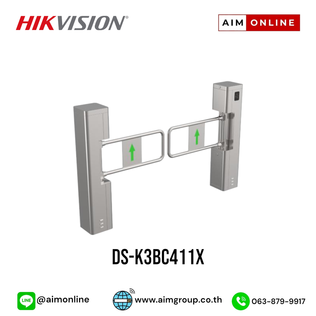 HIKVISION Value Swing Gate DS-K3BC411X