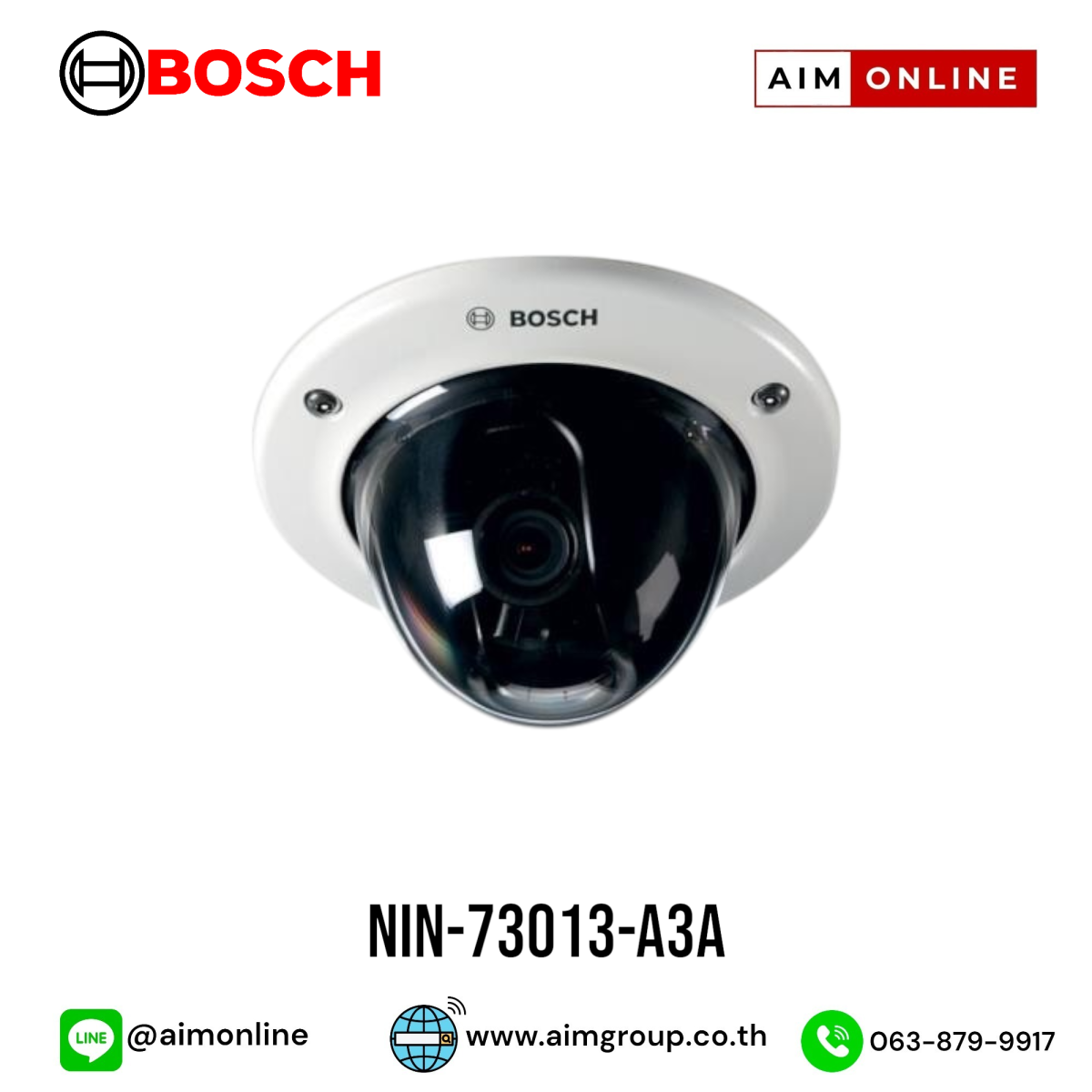 FLEXIDOME IP 7000 VR 720p 3-9mm IVA Model NIN-73013-A3A - aimgroup