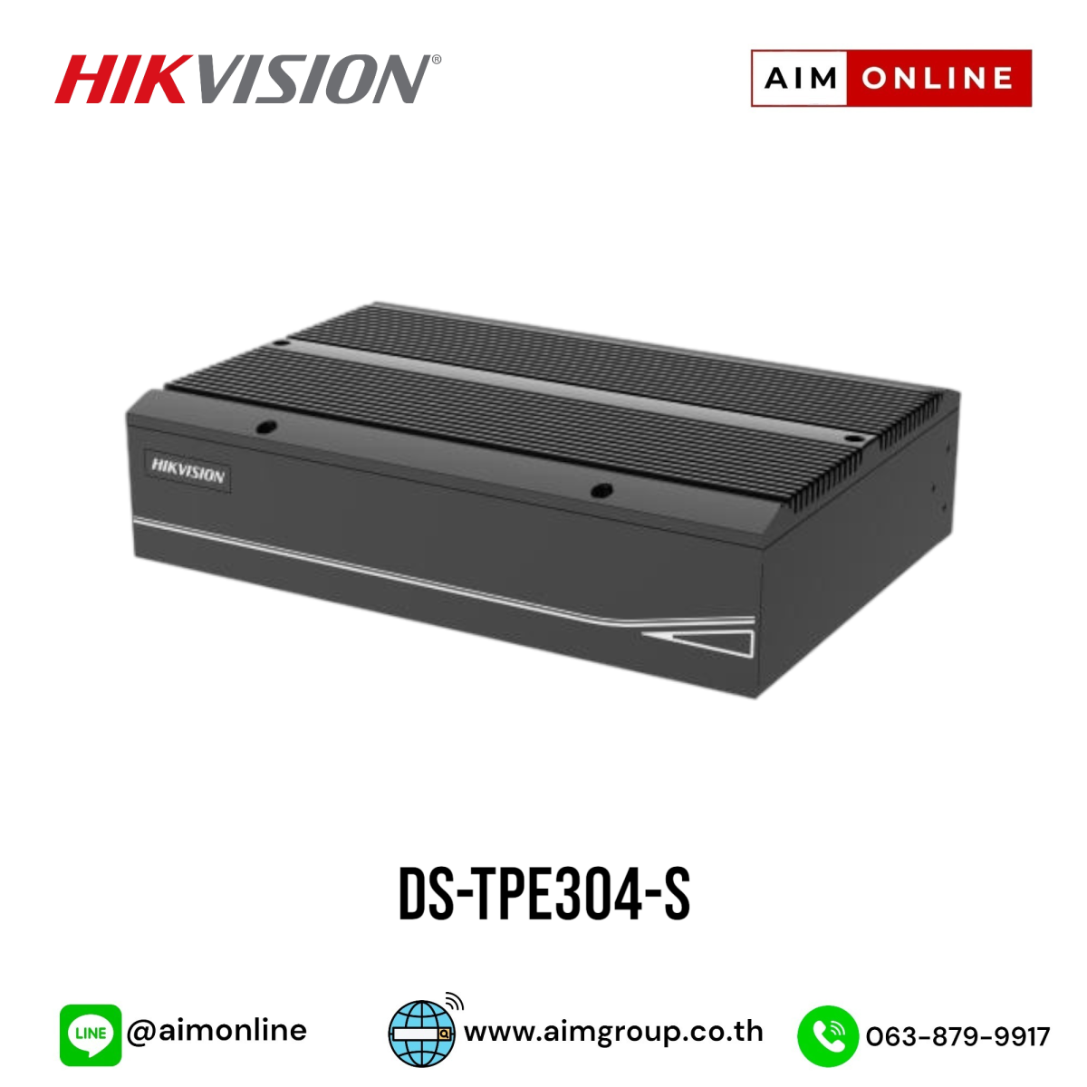 Entrance & Exit Control Terminal with PMS Model DS-TPE304-S