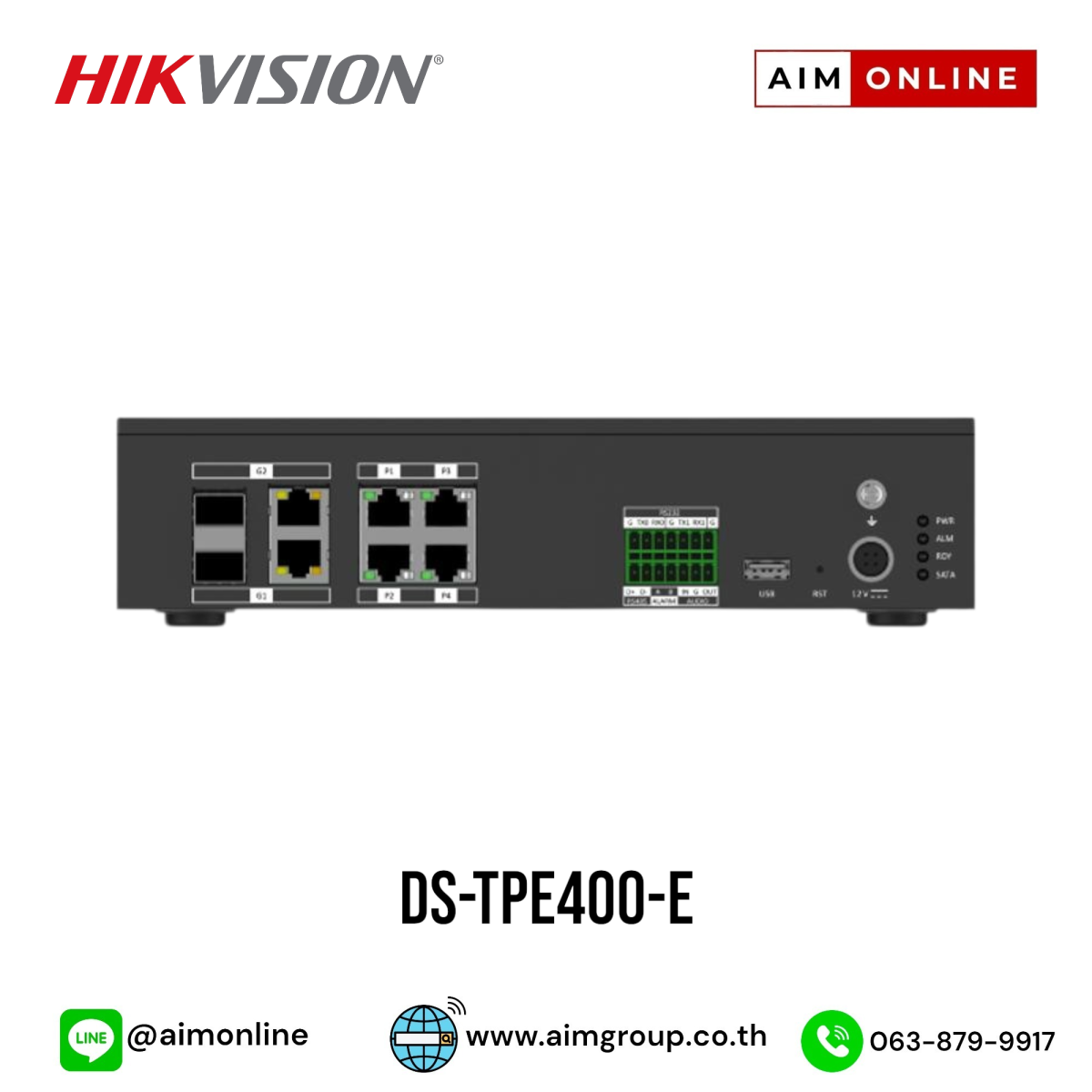 HIKVISION On-street Parking Terminal Model DS-TPE400-E