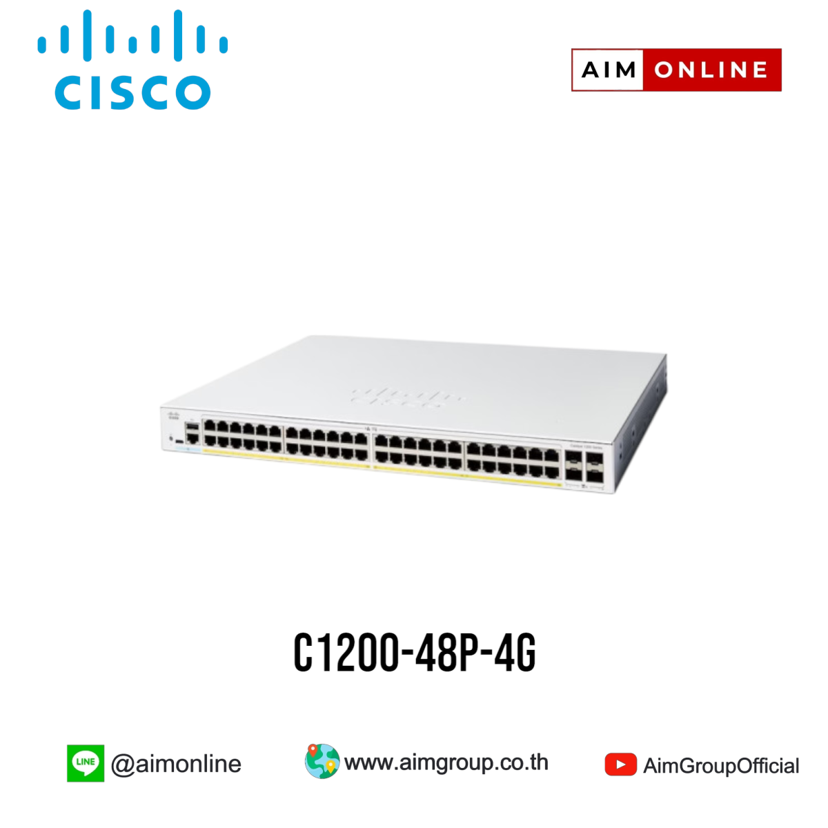 CISCO Catalyst 1200 48-port GE Model C1200-48P-4G
