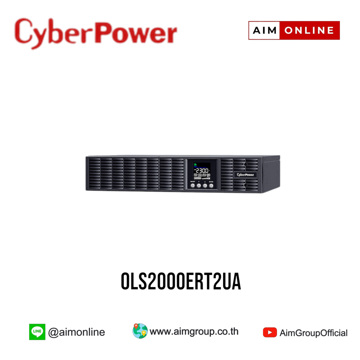 CyberPower UPS OLS Series RT 2000VA/1800W OLS2000ERT2UA