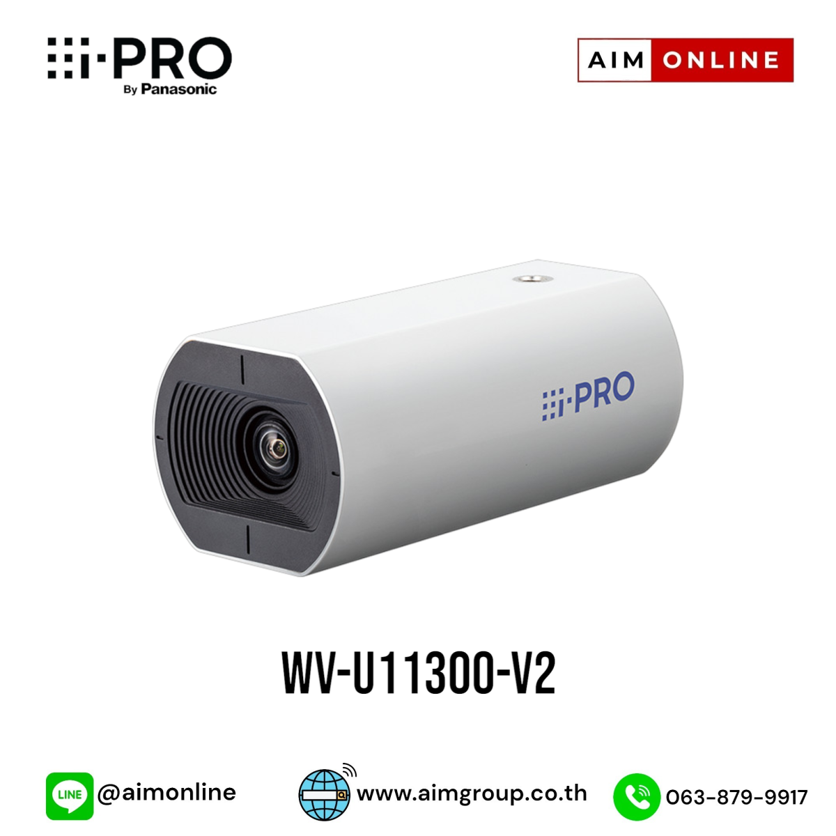 i-PRO 2MP Indoor Box Network Camera Model WV-U11300-V2 - aimgroup