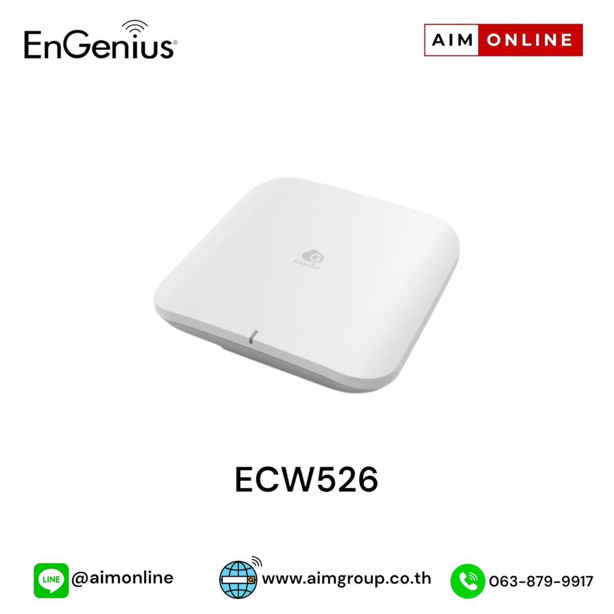 EnGenius CloudBE9500Wi-Fi72x2x2 IndoorAccessPoint:ECW526