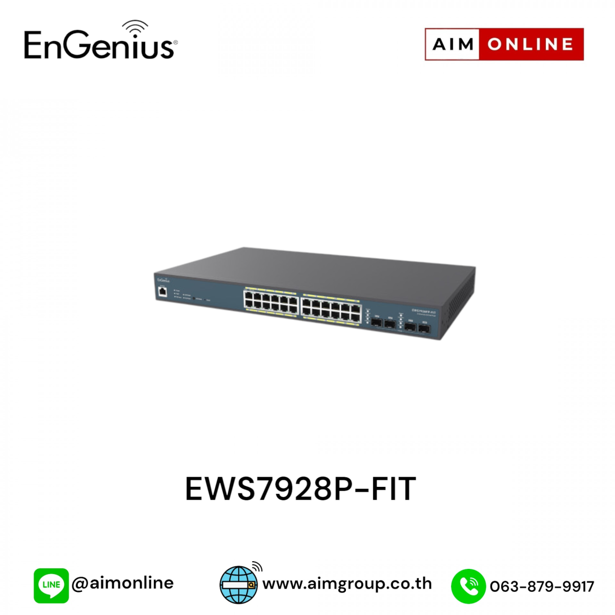 EnGenius FITSwitchManaged24-PortGigabit410WPoE+:EWS7928P-FIT