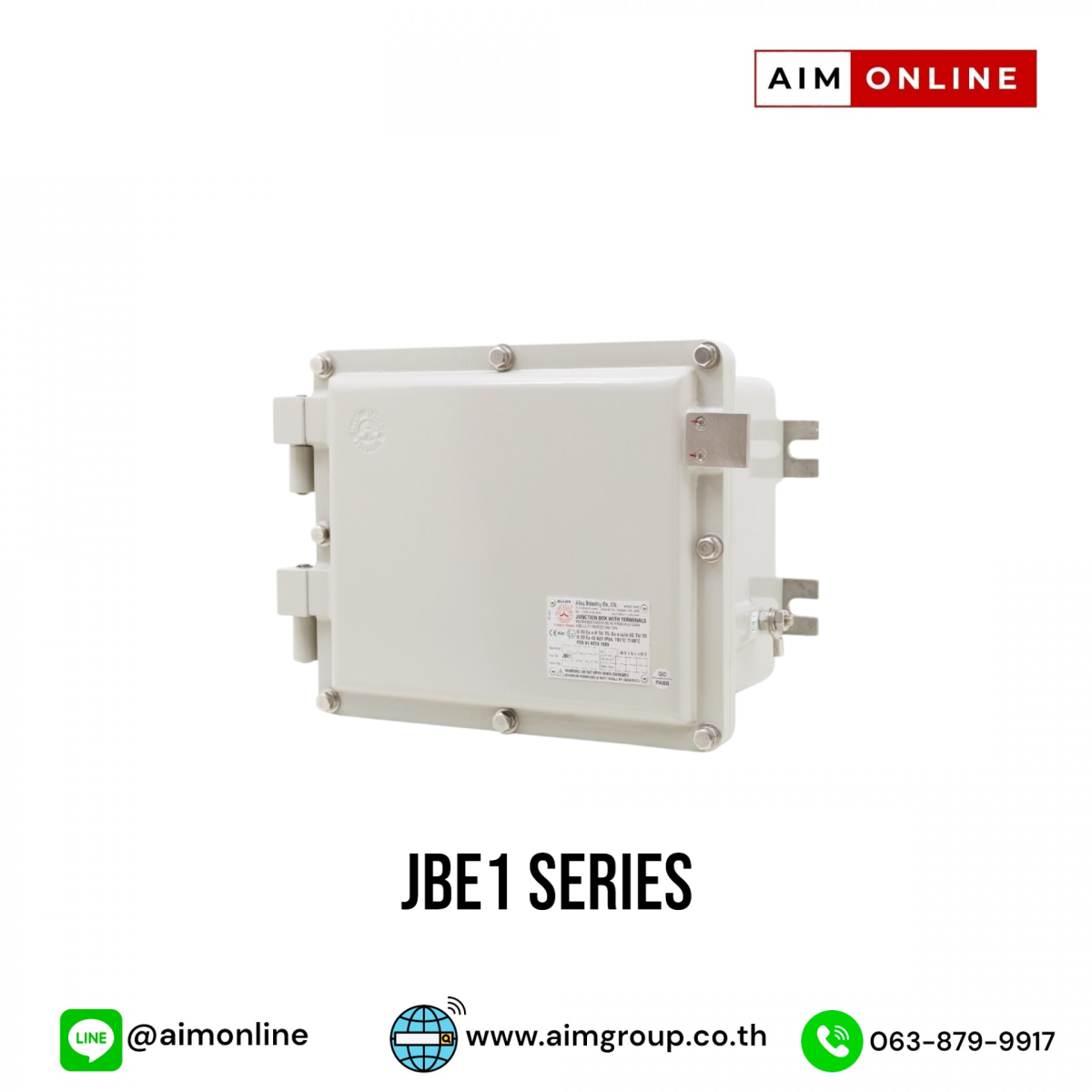 ALLOY Junction Box with Terminals Series Model JBE1 Series - aimgroup