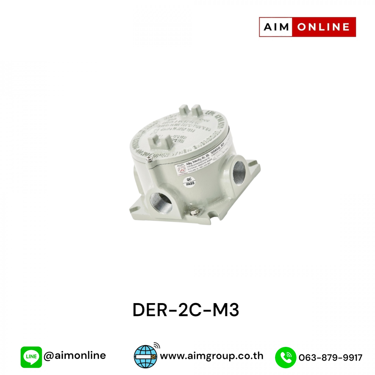 Junction Boxes (Empty Enclosure) Der Series:DER-2C-M3 - aimgroup