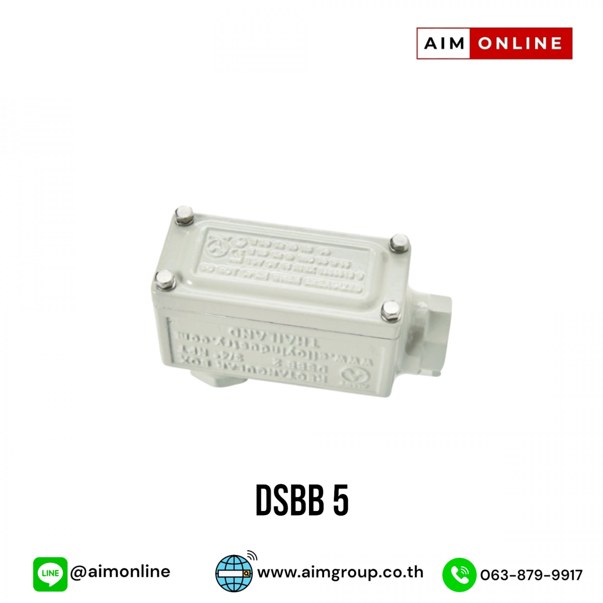 ALLOY Conduit Outlet Bodies Box,DSB Series Model DSBB 5 - aimgroup