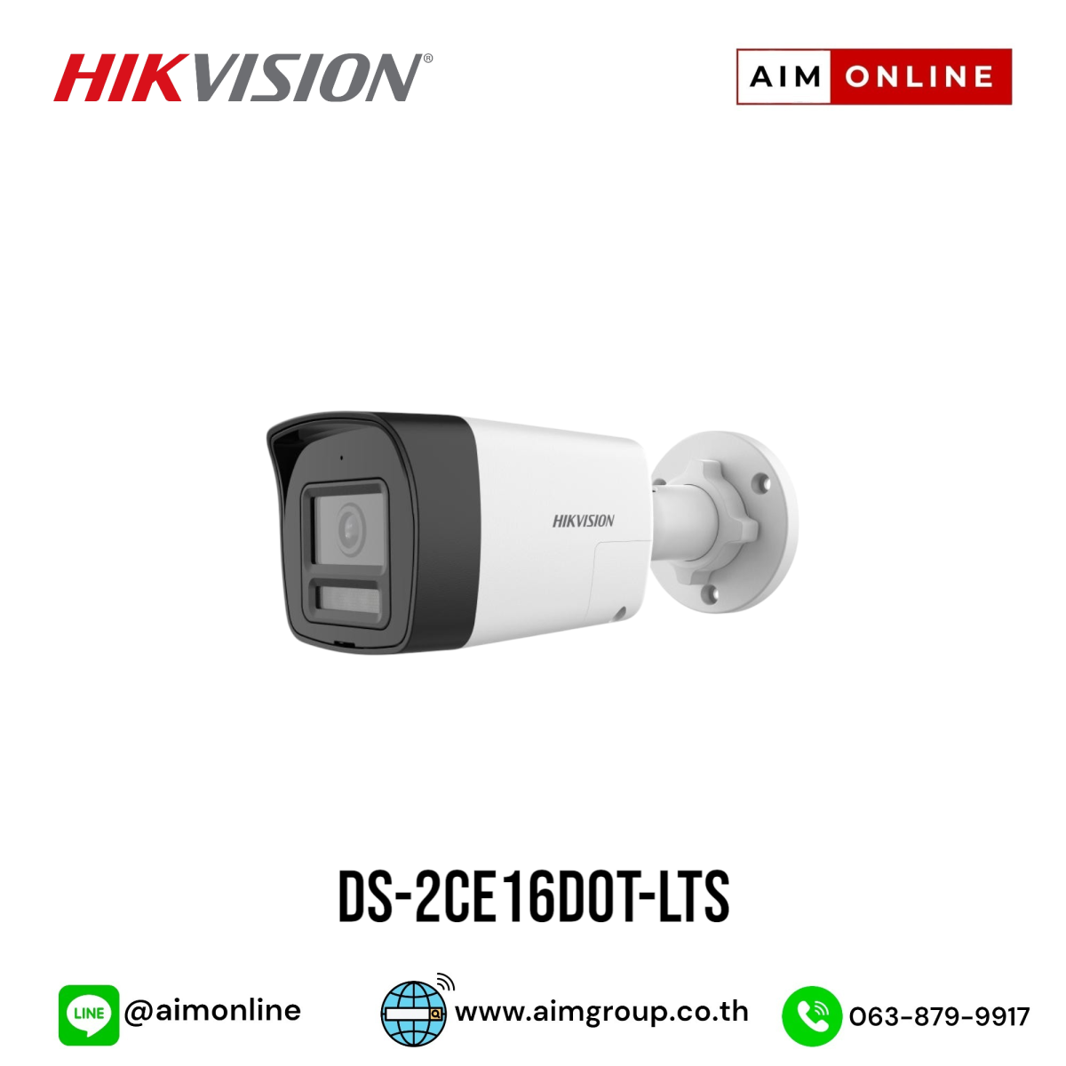 HIKVISION 2MP Bullet Camera Model DS-2CE16D0T-LTS