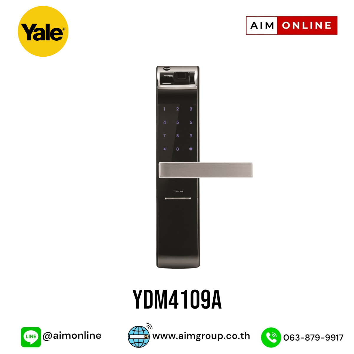 Yale รุ่น YDM4109A Digital Door Lock ราคาพิเศษติดต่อฝ่ายขาย