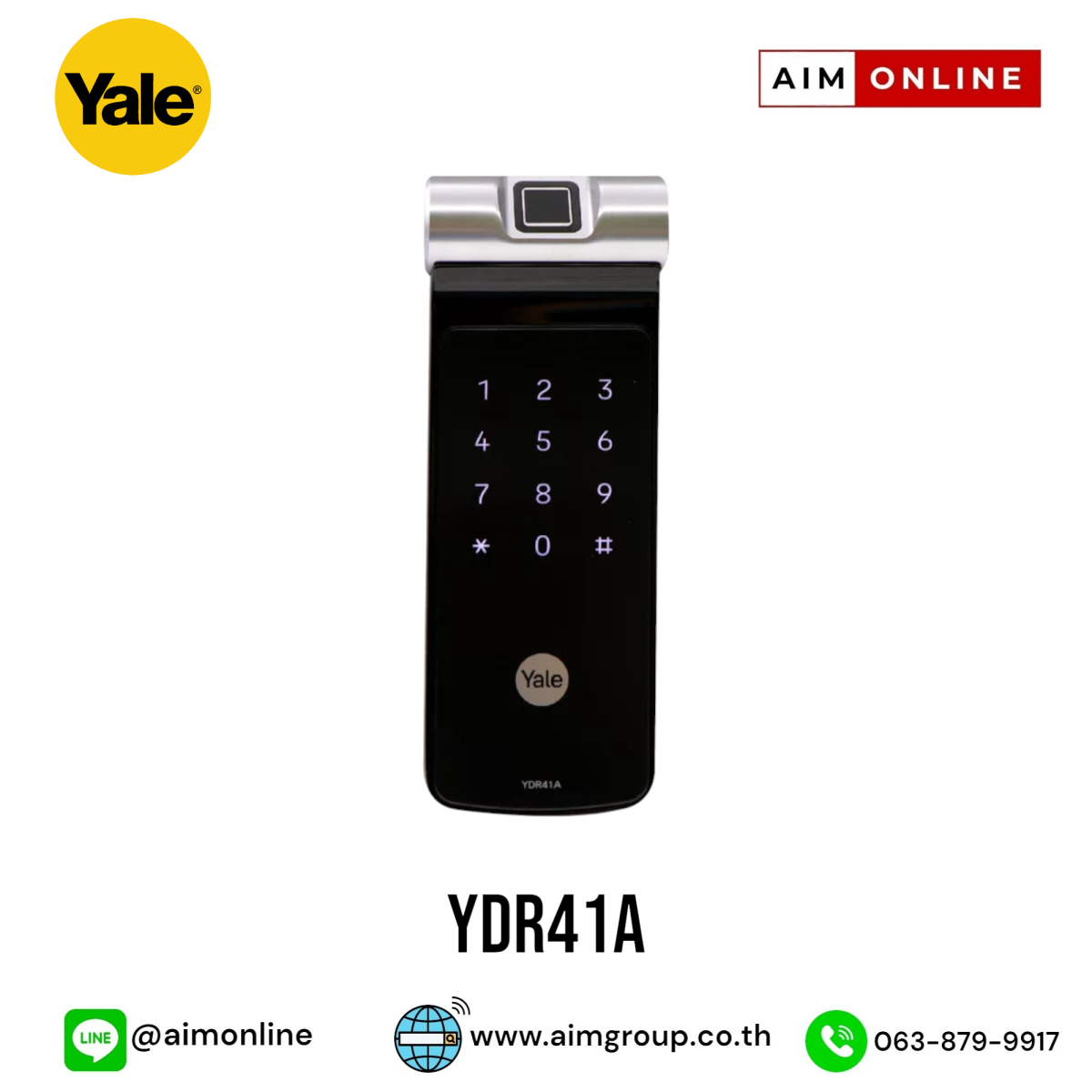 Yale รุ่น YDR41A Digital Door Lock ราคาพิเศษติดต่อฝ่ายขาย