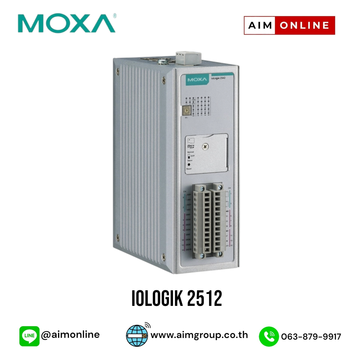 MOXA Universal Controllers & I/Os Model: ioLogik 2512