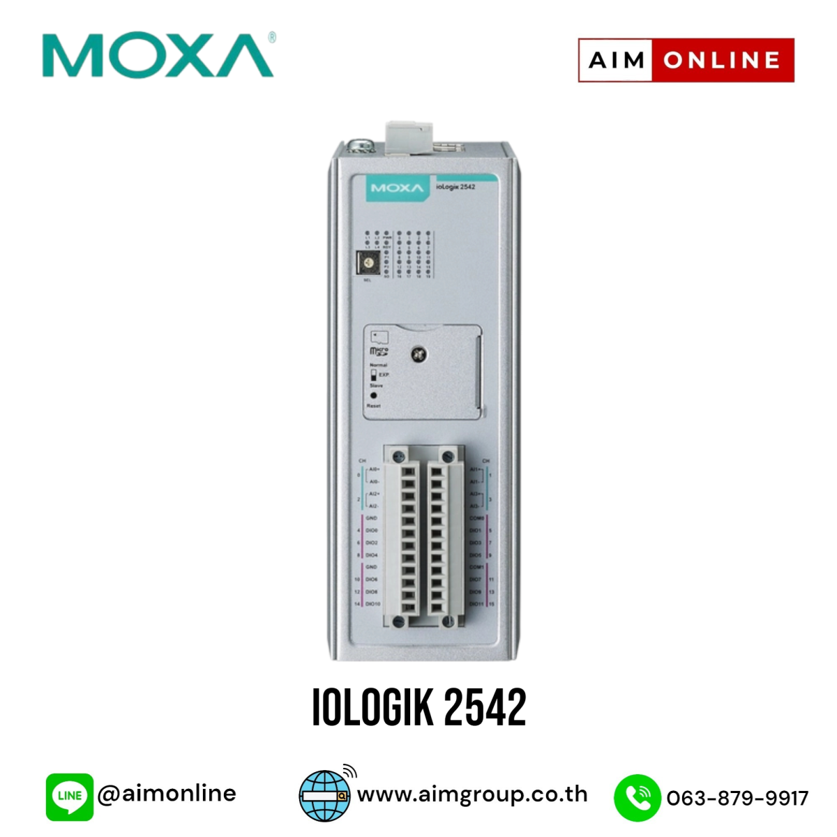 MOXA Universal Controllers & I/Os Model: ioLogik 2542