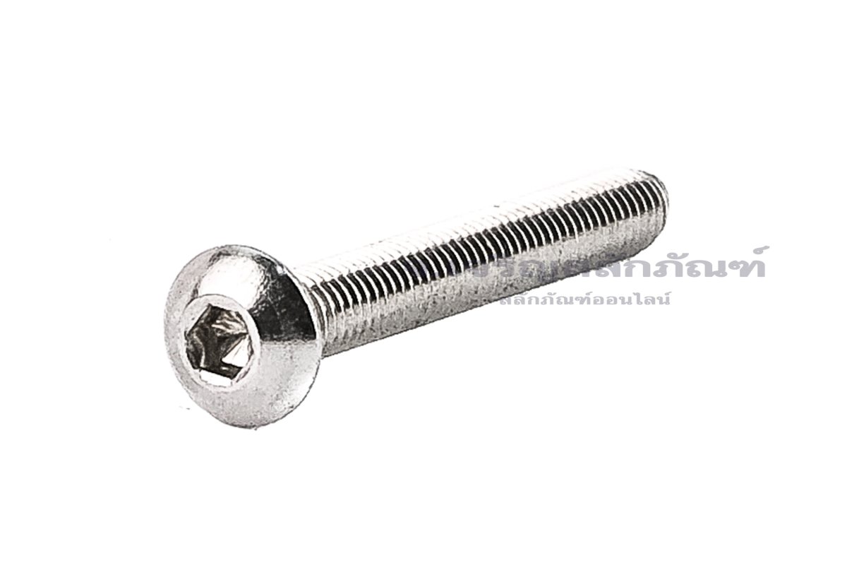 น็อตหัวจมกลมสแตนเลส 3/16" เกลียว (UNF) 32 ยาว 1.3/8" - jspstore