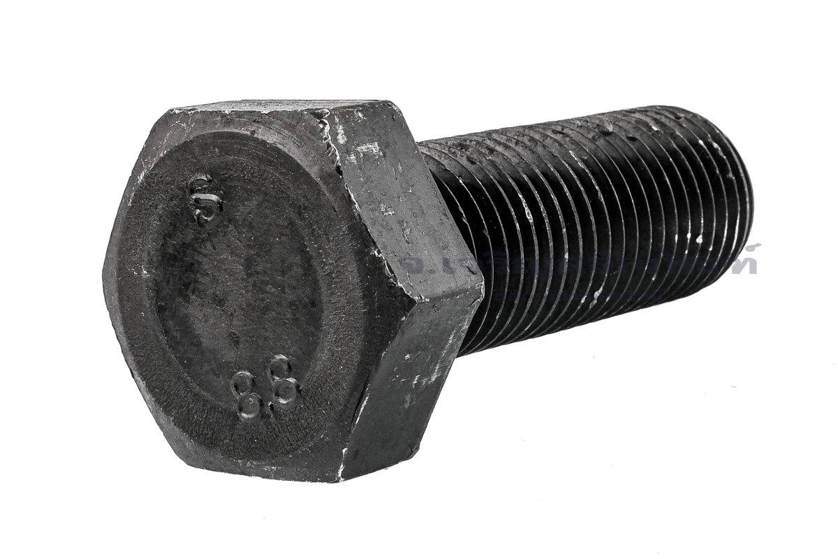 น็อตเหลี่ยมดำแข็ง M36x4.0x100 เกรด 8.8 เกลียวตลอด - jspstore