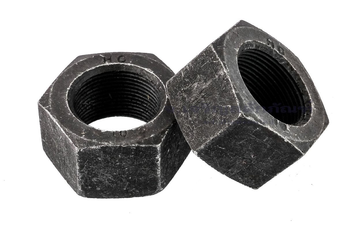 หัวน็อตดำ Hex Nut M36x2.0 (หัวน็อตเบอร์ 54) เกรด 10.9 เกลียวซ้าย