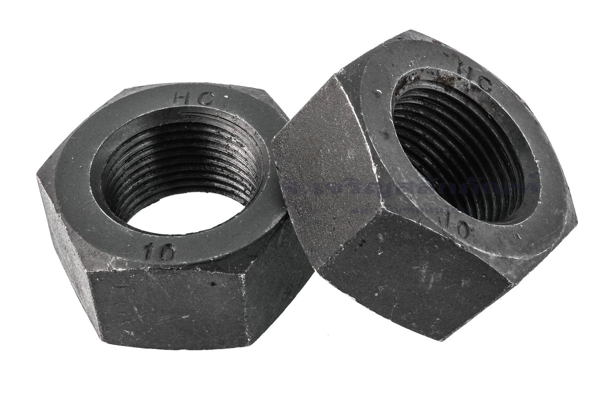 หัวน็อตดำ Hex Nut M42x3.0 (หัวน็อตเบอร์ 64) เกรด 10.9