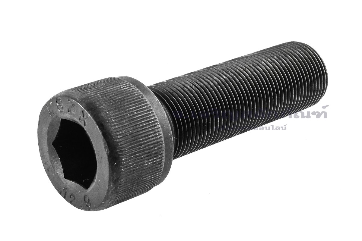 น็อตหัวจมดำแข็ง M22x1.5x70 เกรด 12.9 เกลียวตลอด