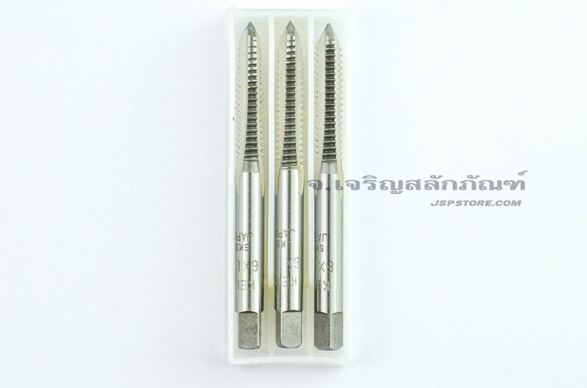 ดอกต๊าปเกลียว 3 ตัวชุด KEIBA M6x1.25 - jspstore