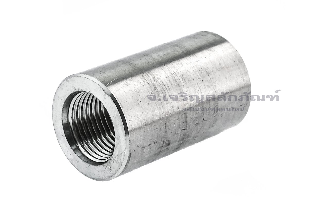ข้อต่อตรงสแตนเลส (เกลียวใน x เกลียวใน) 3/8" x 3/8" NPT แบบยาว 42 mm ...
