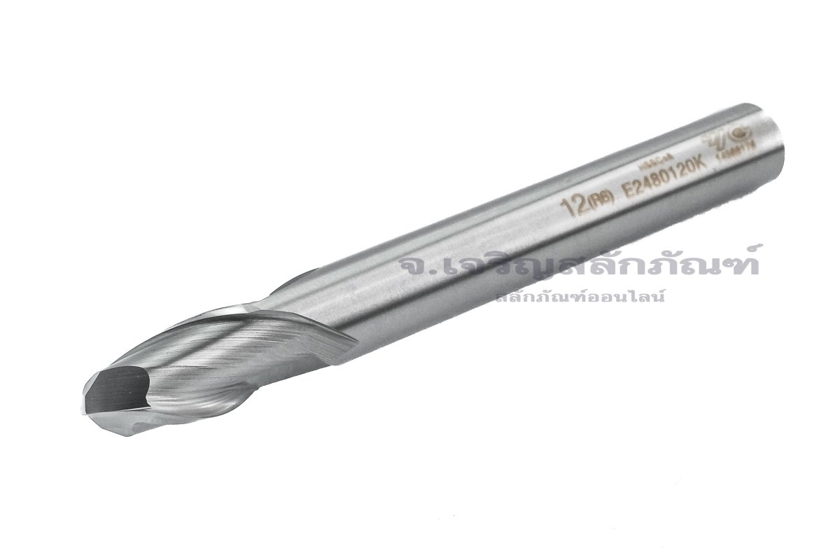 ดอกเอ็นมิลหัวบอล Ball Endmill YG 2 ฟัน 12.0 mm R6