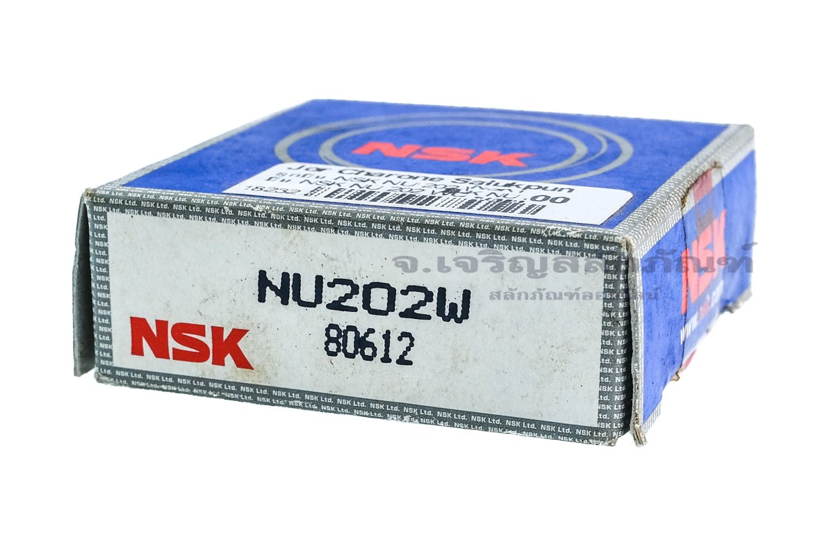 ตลับลูกปืนเม็ดหมอน ทรงกระบอก NSK เบอร์ NU202W ขนาด 15-35-11