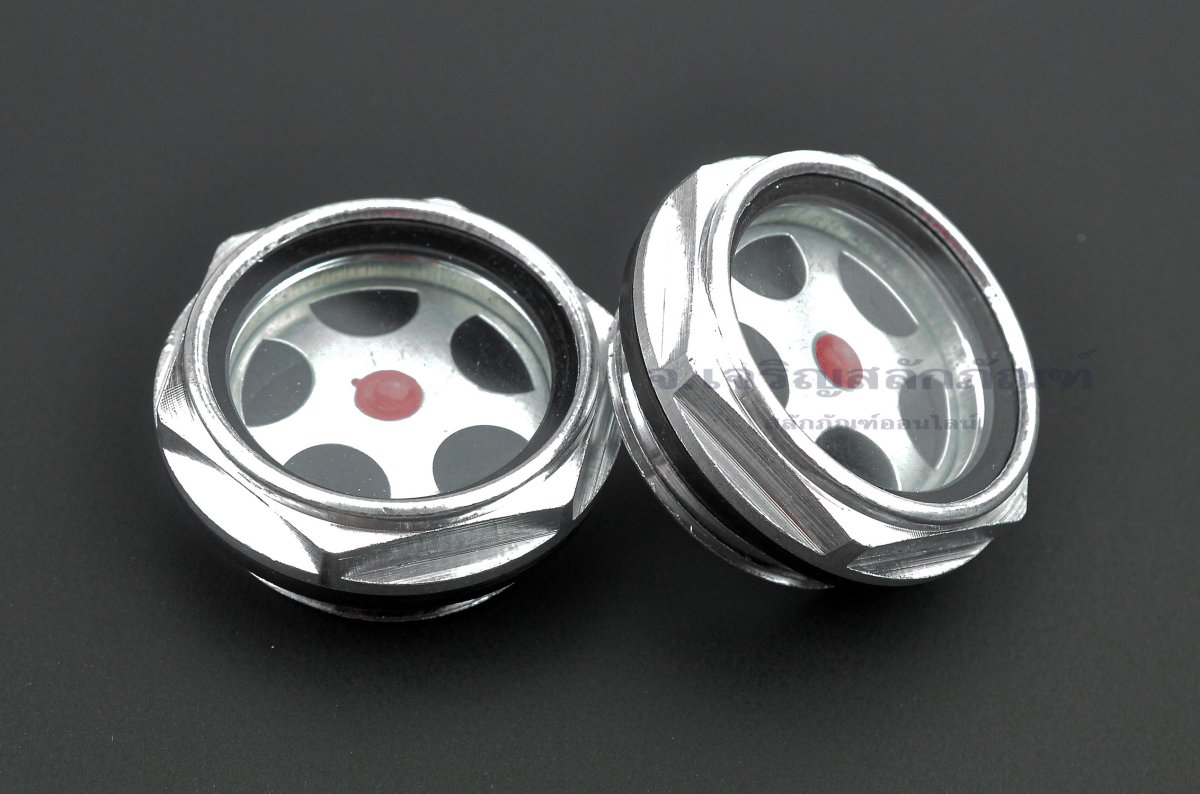 ข้อต่อดูน้ำมัน-ตาแมวดูน้ำมัน (Oil Level Sight Fitting) 1.1/4" เกลียว 11 ...