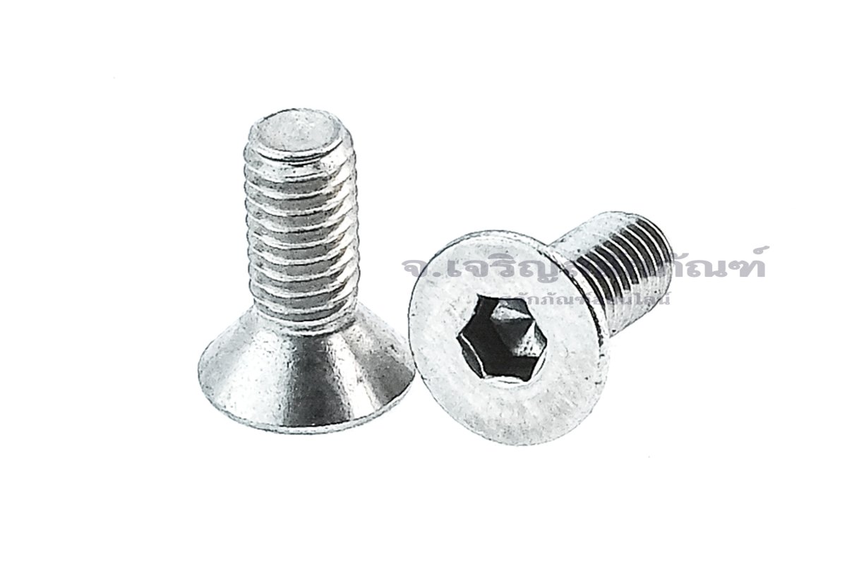 น็อตหัวจมเตเปอร์สแตนเลส 3/16"x1/2" UNF - jspstore