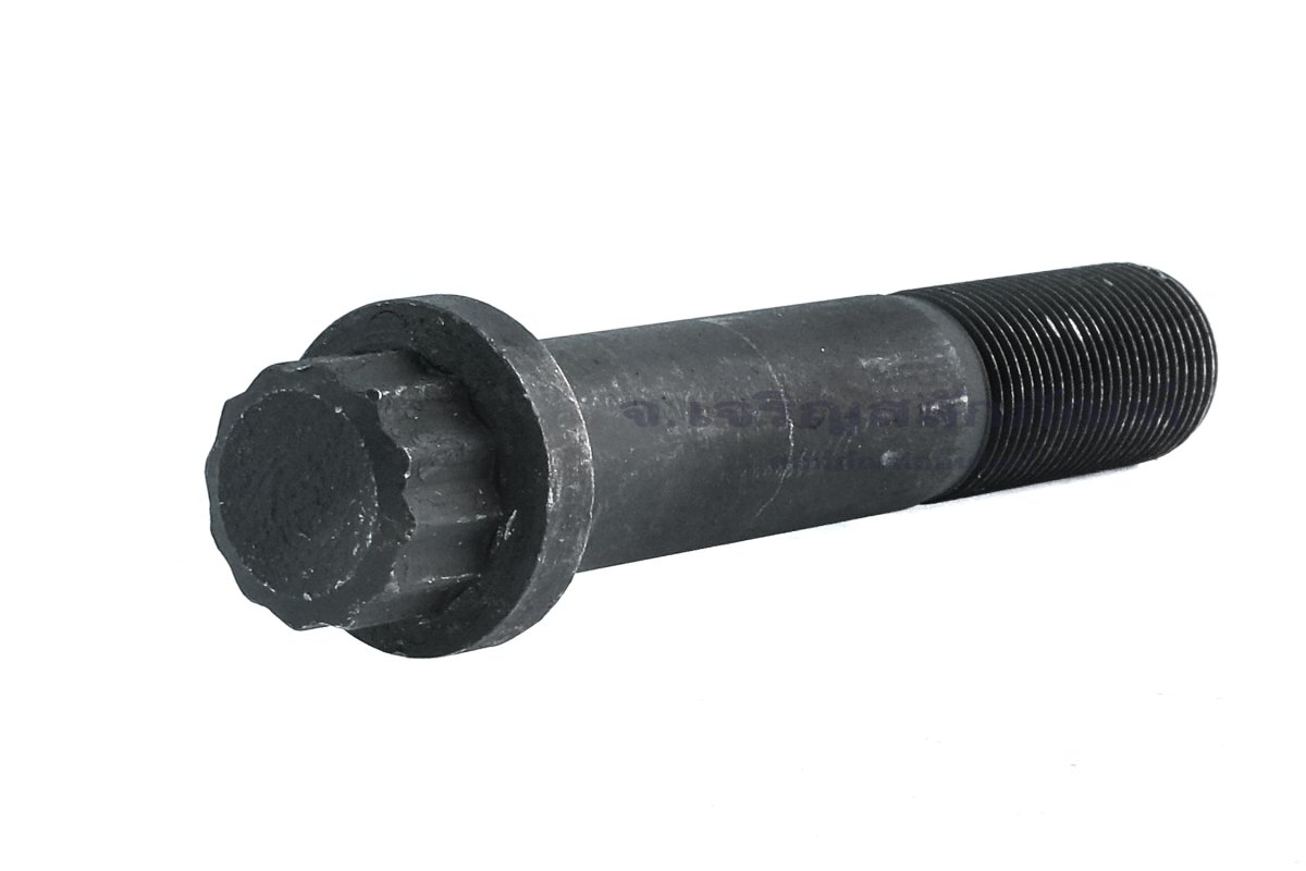 น็อตหัว 12 เหลี่ยมเหล็กดำเกรดแข็ง ขนาด 3/4"x 4" (100 mm) เกลียว 16 (UNF ...