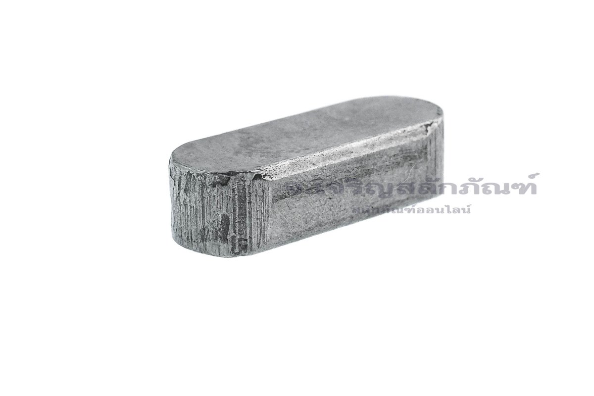 ลิ่มแท่งเหล็กสี่เหลี่ยมปลายมน (Parallel key Both Round) ขนาด 12x8x30