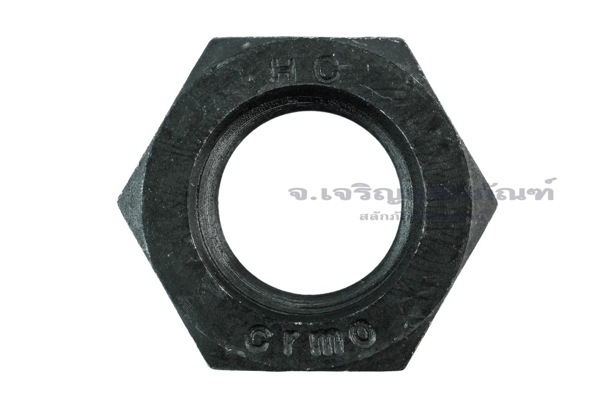 หัวน็อตดำ Hex Nut M42x3.0 (หัวน็อตเบอร์ 64) เกรด 12.9