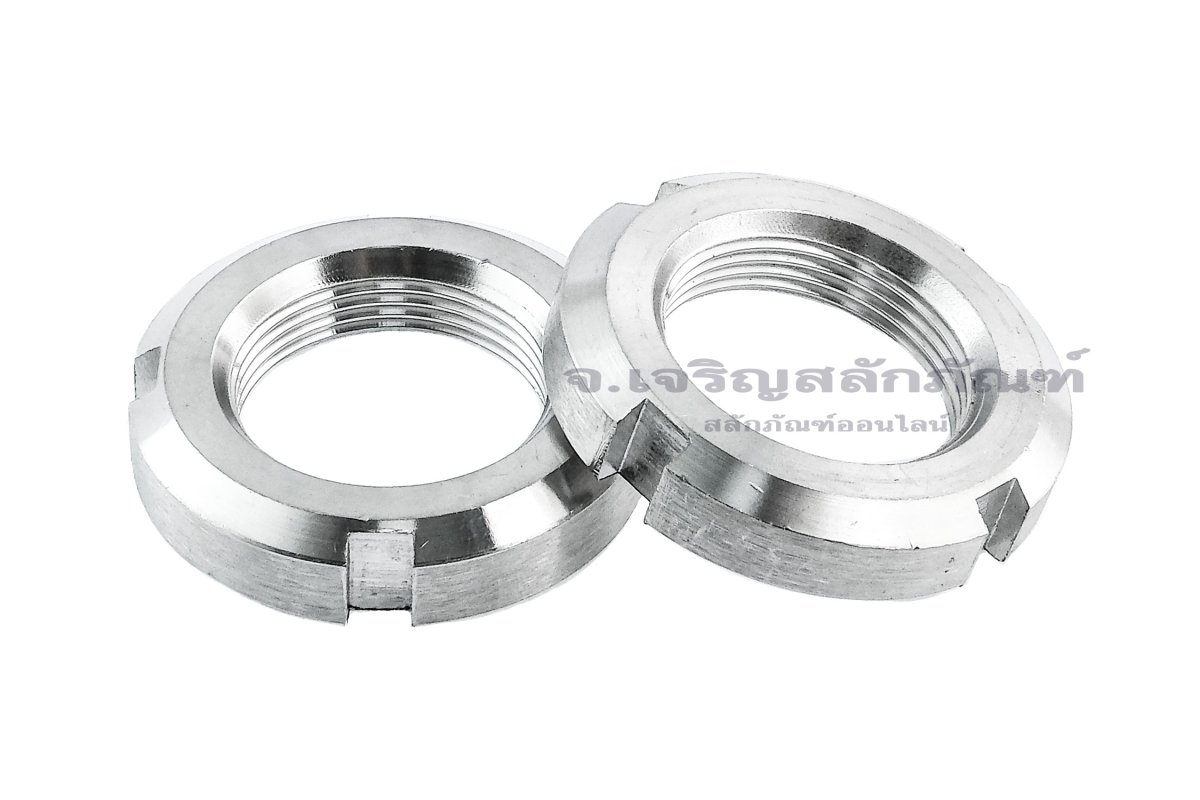 หัวน็อตล็อคสแตนเลส KM M28x1.5 KM Locking Nut - jspstore