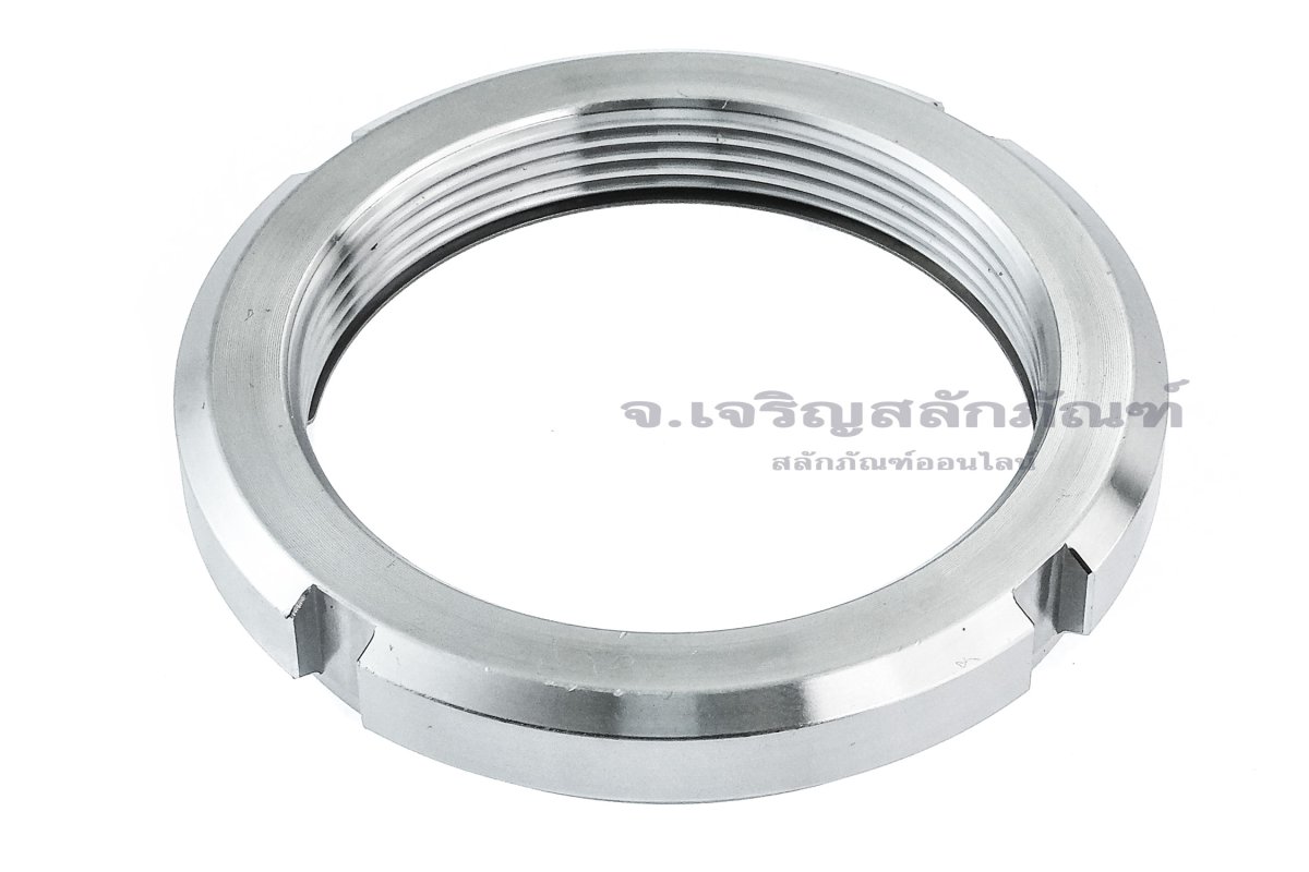 หัวน็อตล็อค KM 13 (M65x2.0) ตัวเหล็ก ไส้กันคลายสแตนเลส Stainless Steel ...
