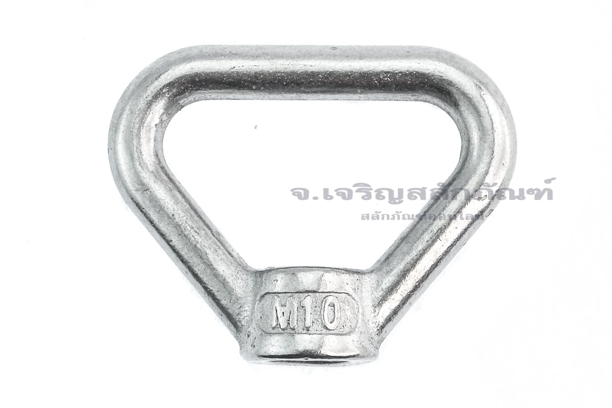 อายนัทสแตนเลสทรงสามเหลี่ยม Stainless Steel Triangle Ring Nut ขนาด M10