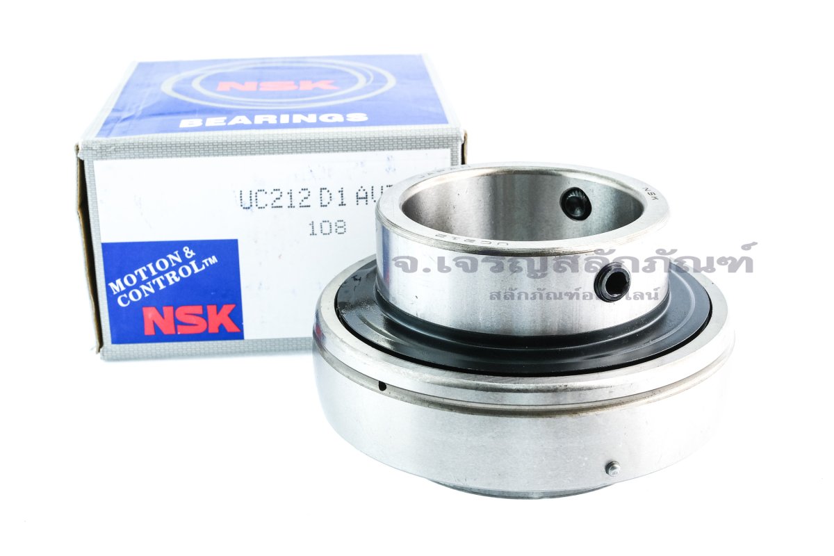 ไส้ลูกปืนตุ๊กตา Insert Bearing NSK ญี่ปุ่น รหัส UC212 D1 ขนาดเพลา 60 mm ...