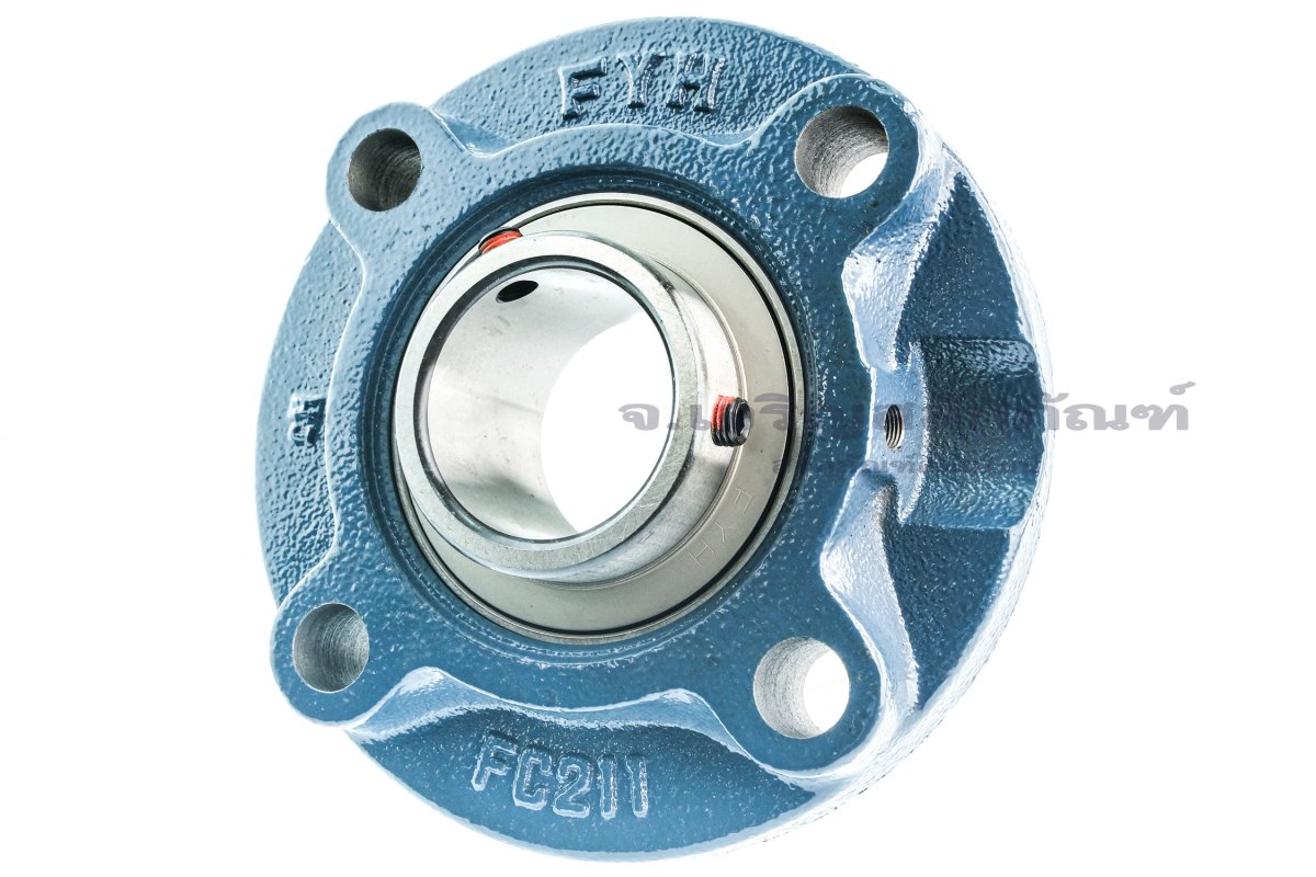 ลูกปืนตุ๊กตาหน้าแปลนแบบกลม Round Flange Bearing Unit FYH รุ่น FC211 ...