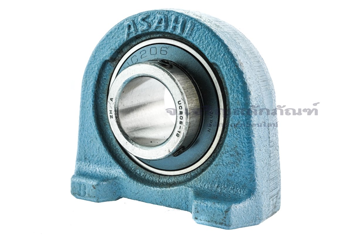 ตลับลูกปืนตุ๊กตา ทรงภูเขาขาสั้น หน่วยนิ้ว Pillow Block Bearing ASAHI ...