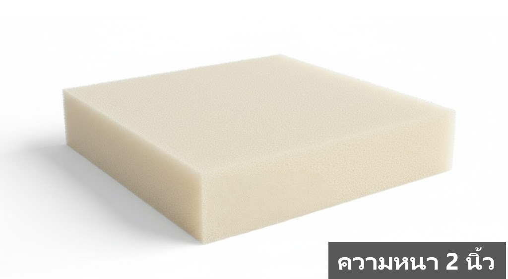 ฟองน้ำ Quick Dry Foam (QDF) สำหรับเบาะ Outdoor