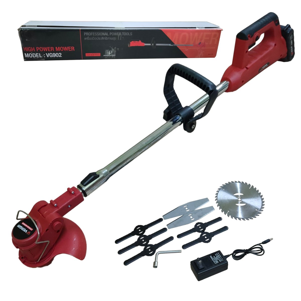 VERGIN เครื่องตัดหญ้าไร้สาย 128V Mod.VG902