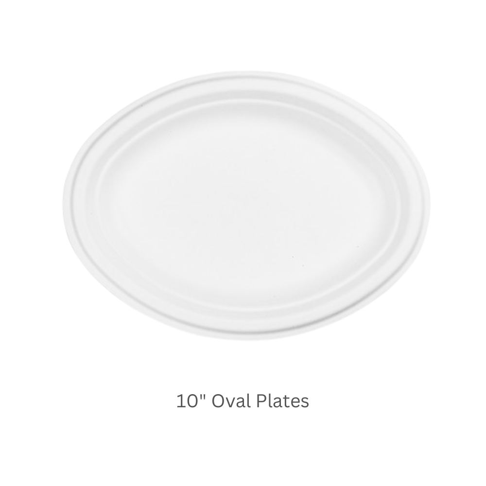 Oval Plates - ecoworldpack