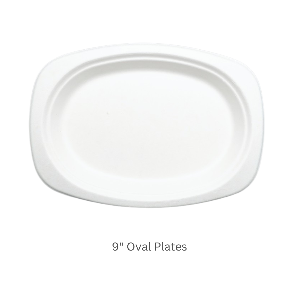 Oval Plates - ecoworldpack