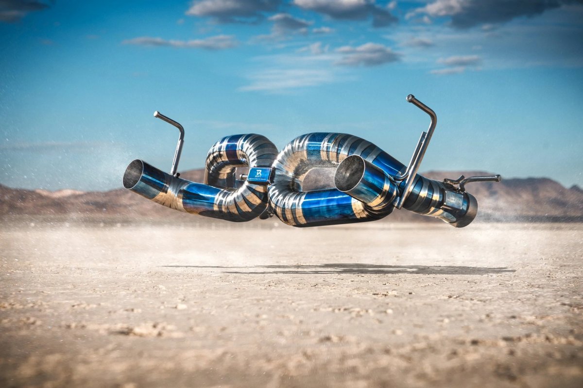 RYFT Ferrari Pista 1St Titanium Race Exhaust - jpmautomotive