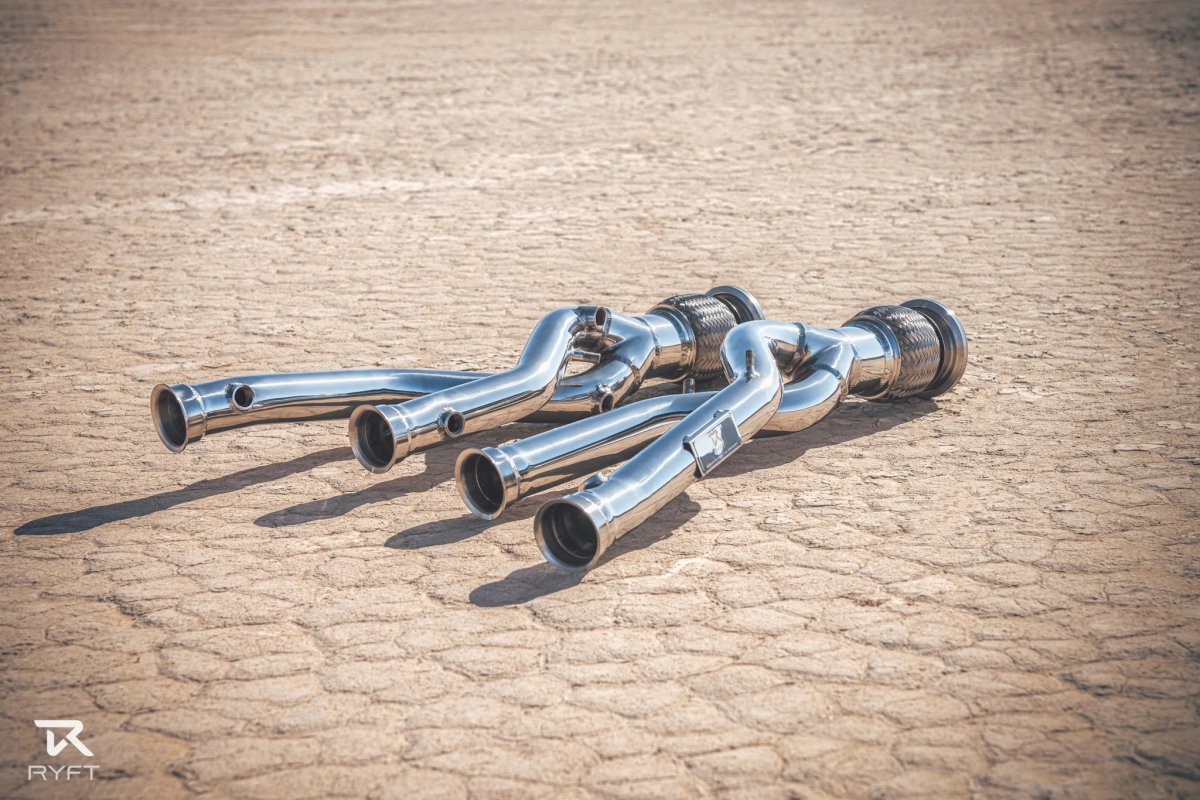 RYFT Lamborghini Aventador SV-J Catless Race Pipes